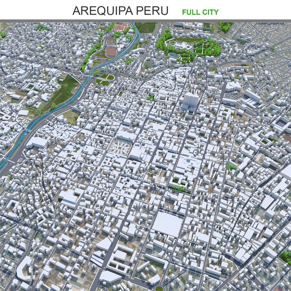 modelo 3d Arequipa City Peru - TurboSquid 2084610