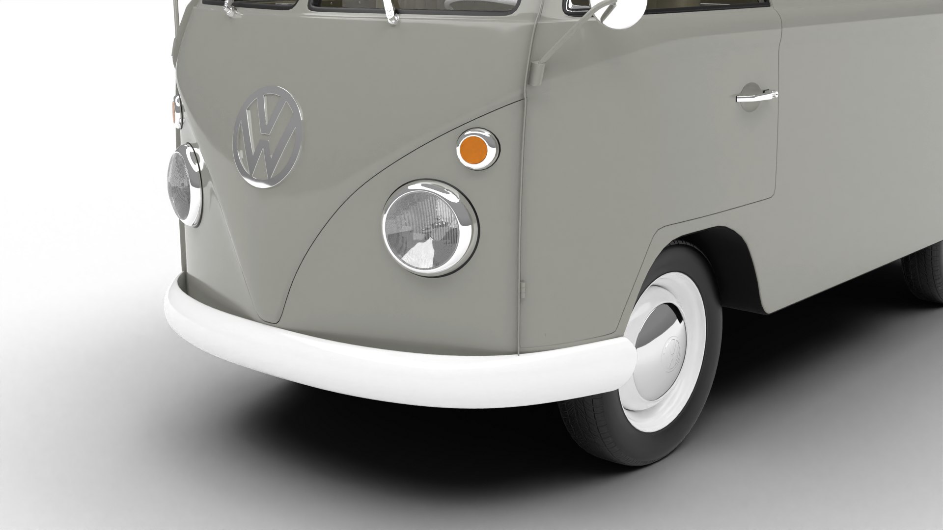 3D Volkswagen T1 Panel Van 1950 3d Model - TurboSquid 2388751