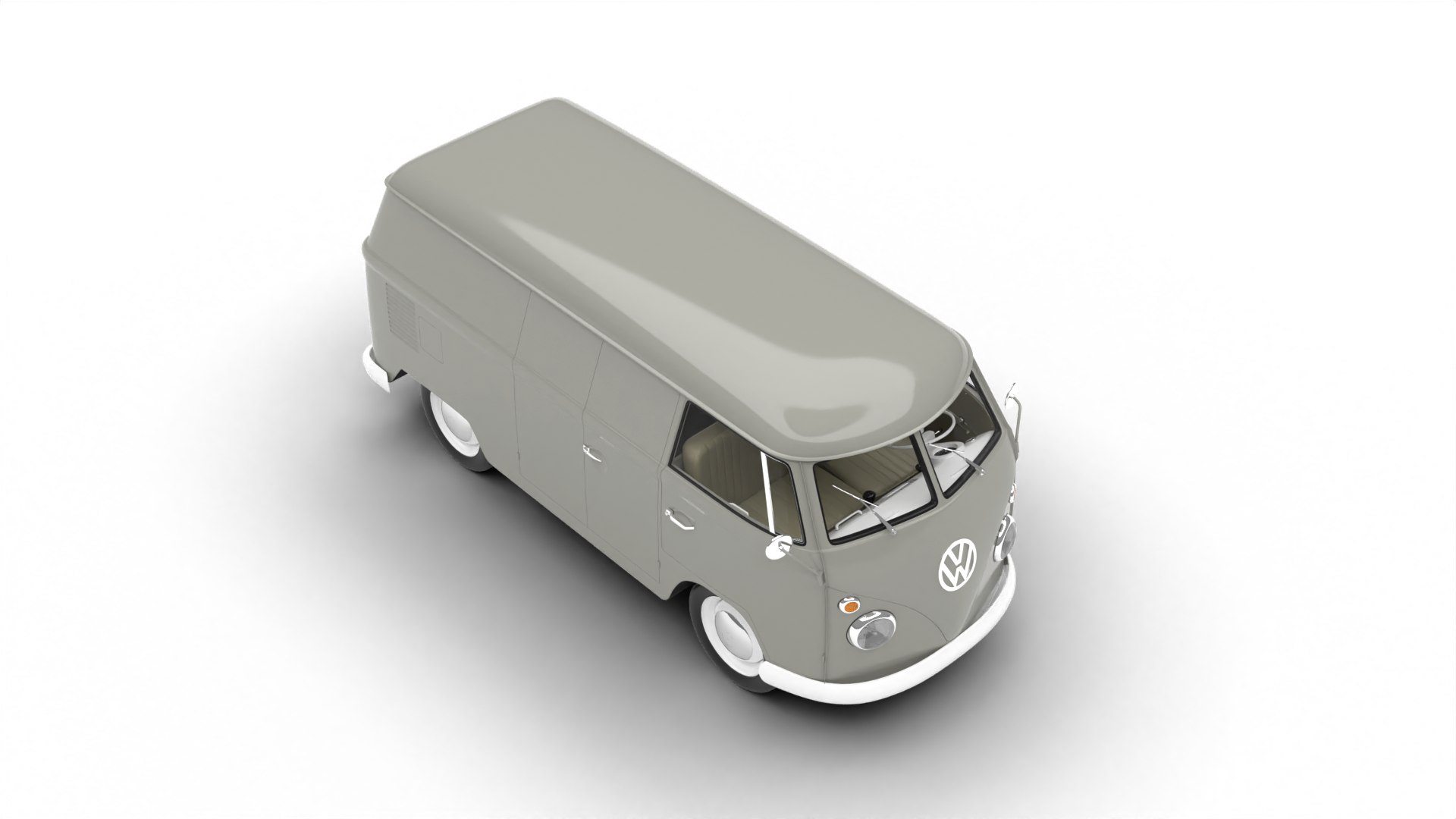 3D Volkswagen T1 Panel Van 1950 3d Model - TurboSquid 2388751