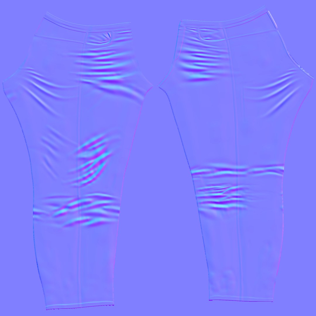 3D Leather Pants And White Wrap Top - TurboSquid 1805526