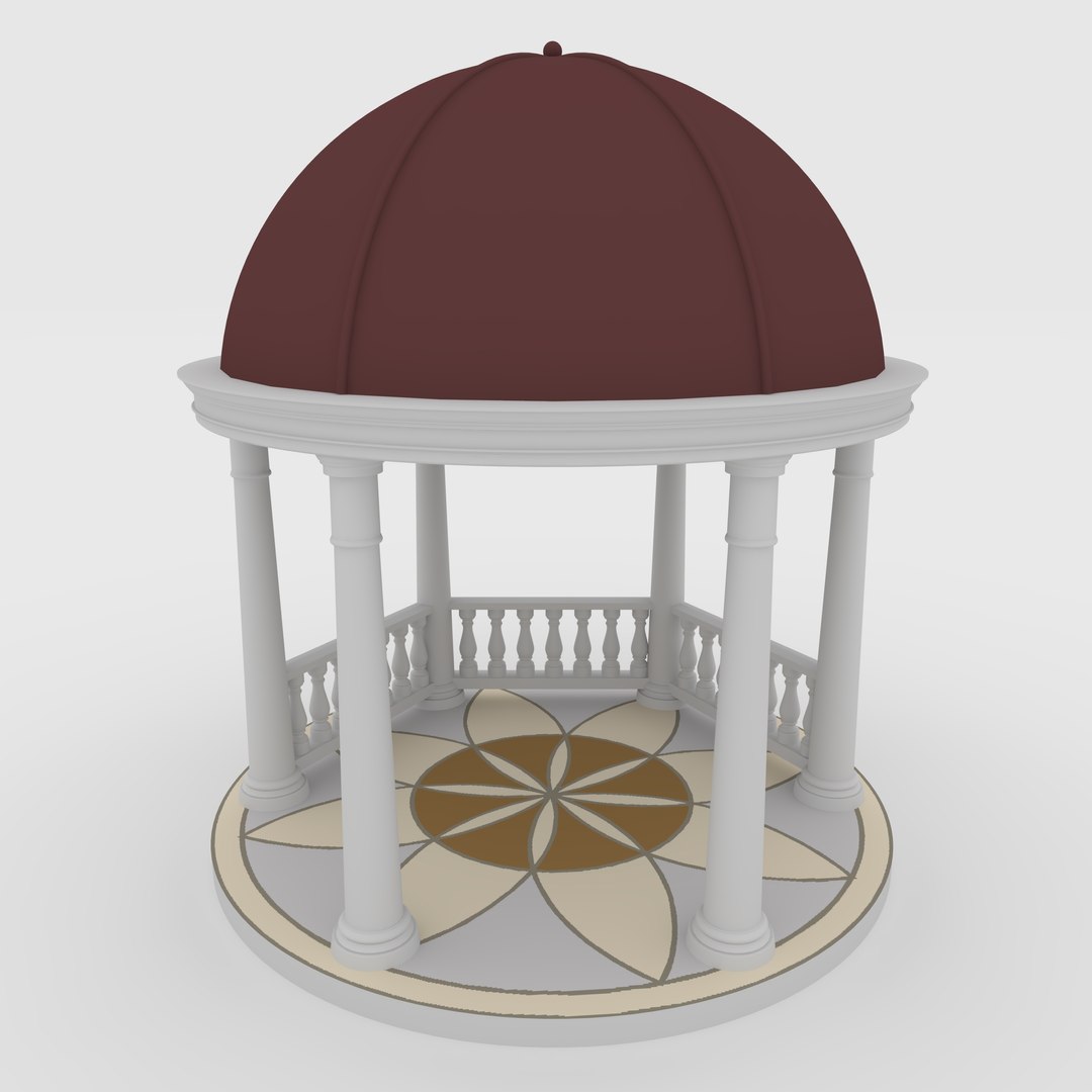Classic Gazebo 1 3D Model - TurboSquid 2122585