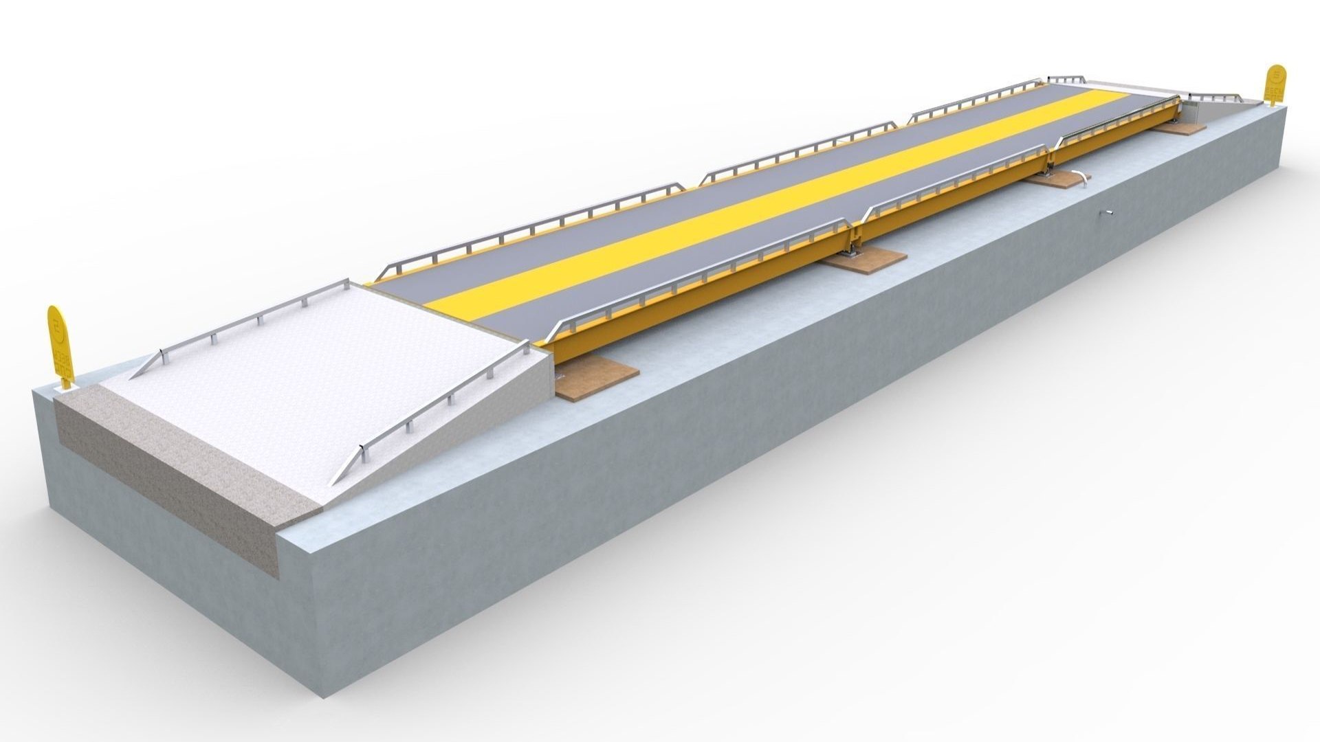 Truck Scales Railroad Track 3D - TurboSquid 1518613