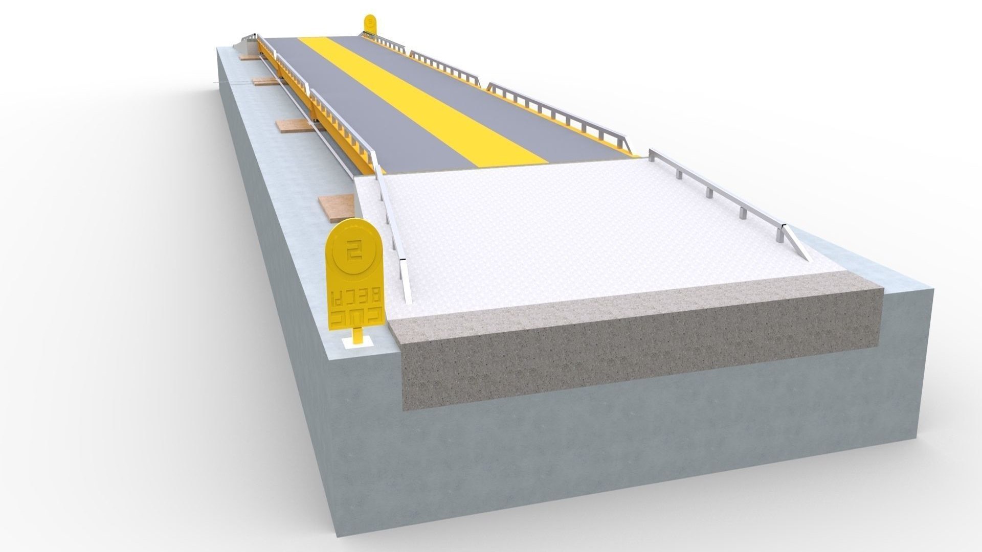 Truck Scales Railroad Track 3D - TurboSquid 1518613