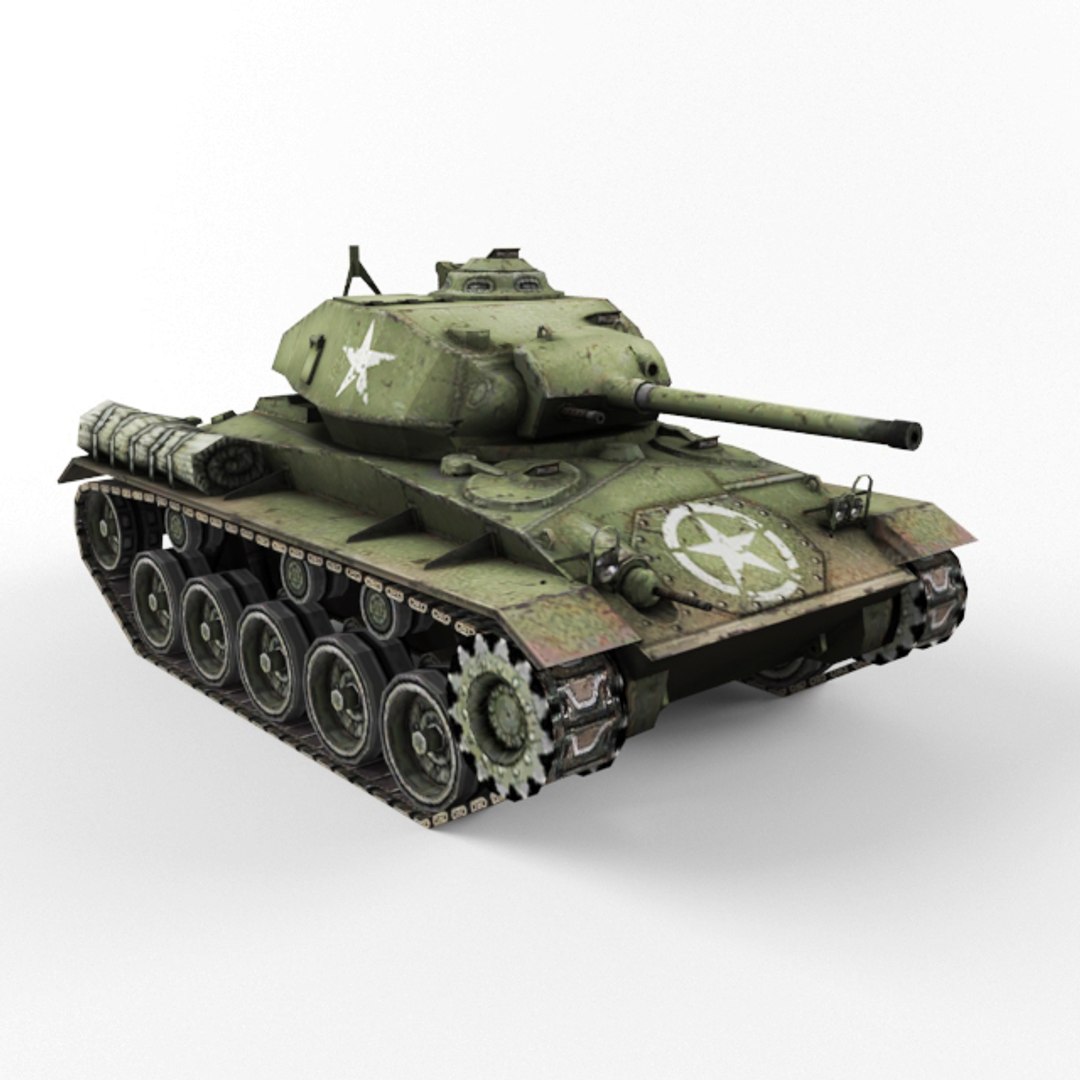 M24 Chaffee 3d Model