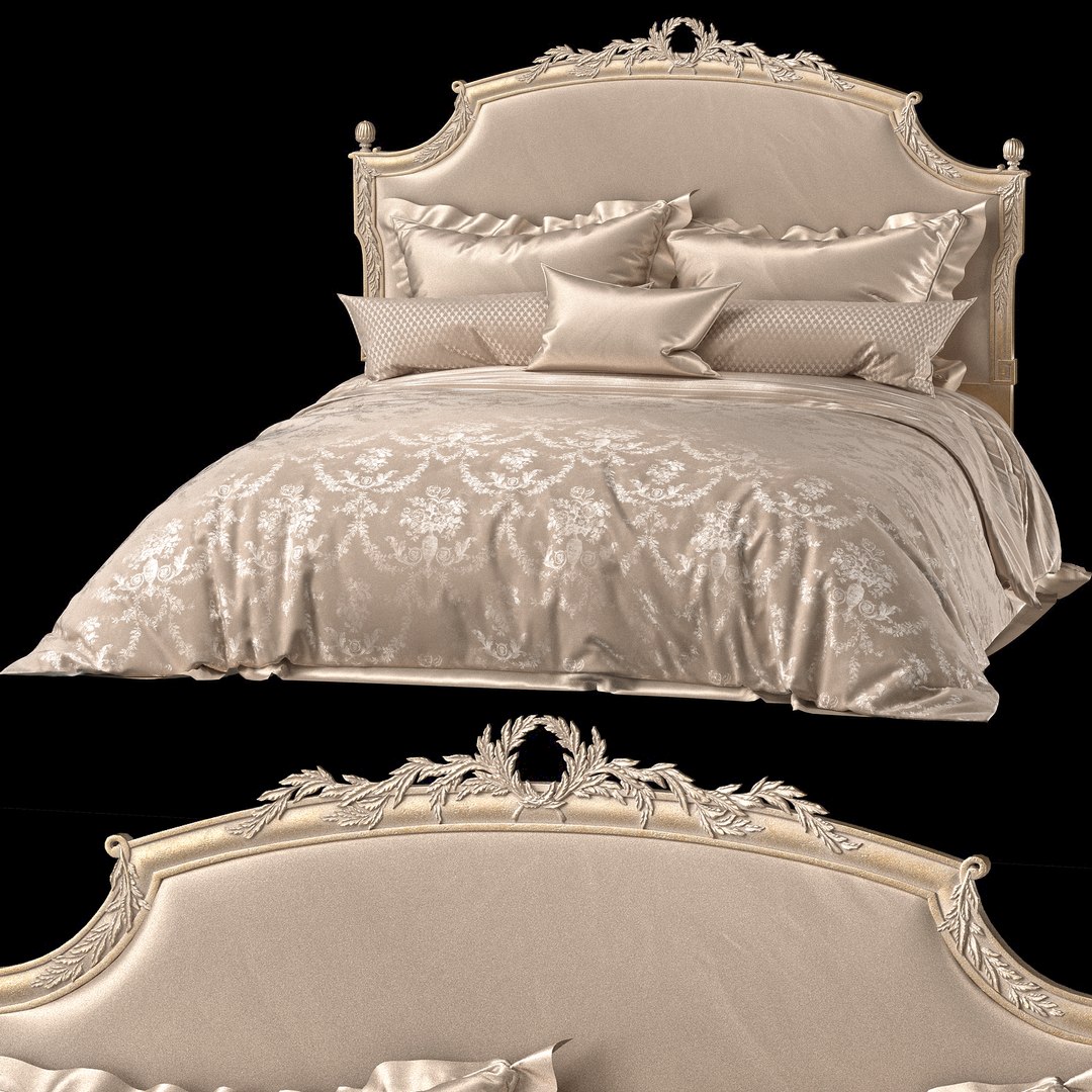 3D Roberto Giovannini Athena Bed Art 1305 - TurboSquid 1965801