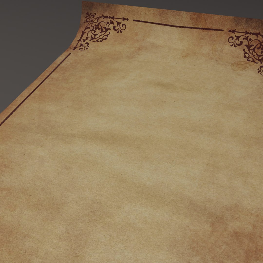 3D Model Old Paper - TurboSquid 2346463