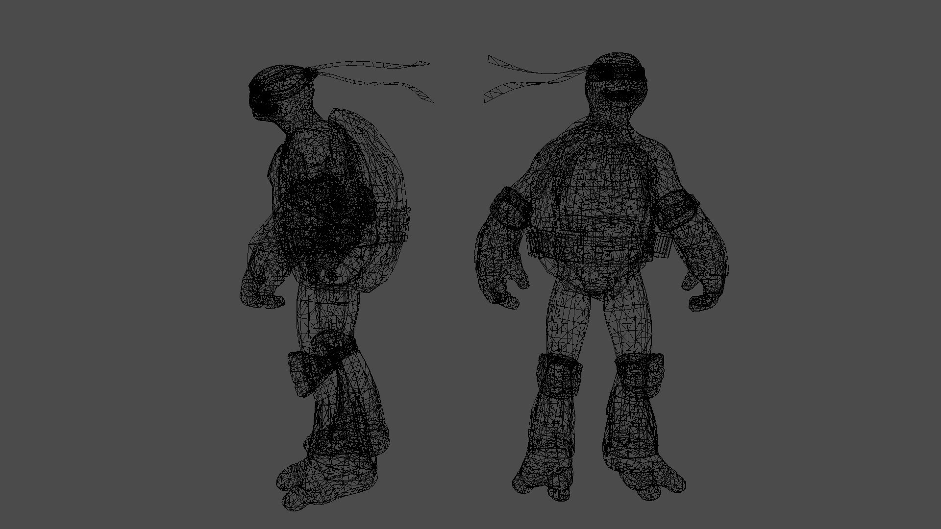 Teenage Mutant Ninja Turtles 3D Model Collection Rigged 3D Model ...