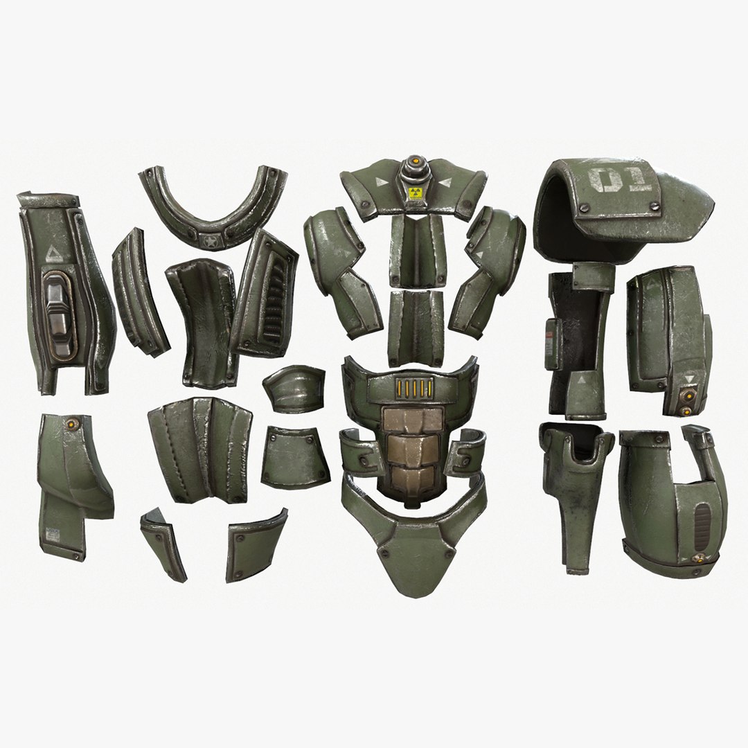 Mech Kitbash Parts - 3D Model - TurboSquid 1641697