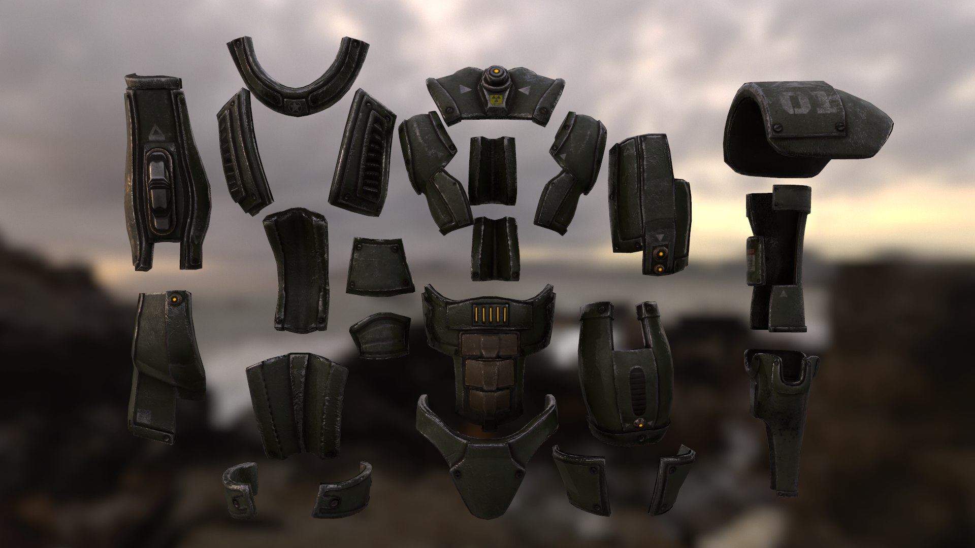 Mech Kitbash Parts - 3D Model - TurboSquid 1641697