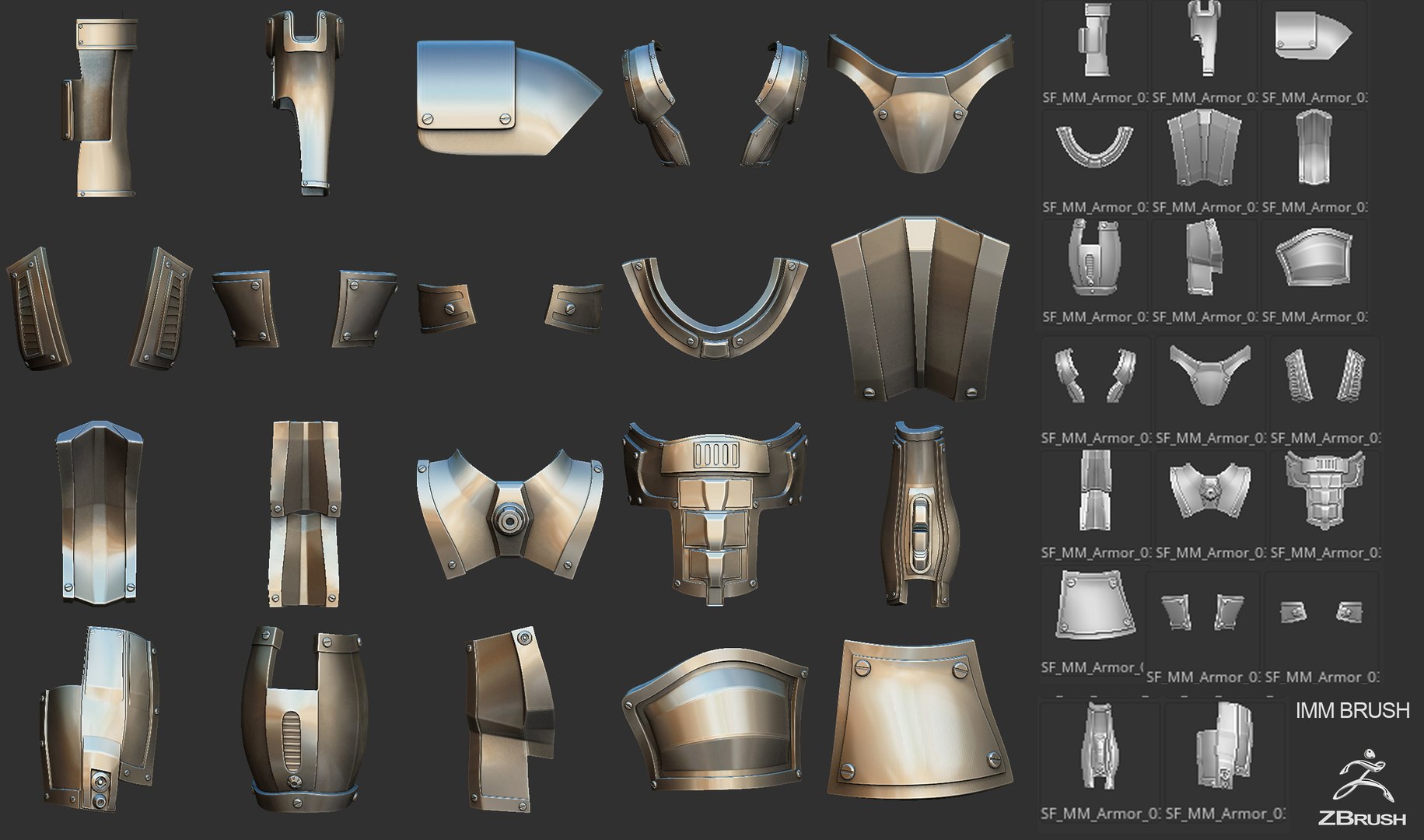 Mech Kitbash Parts - 3D Model - TurboSquid 1641697