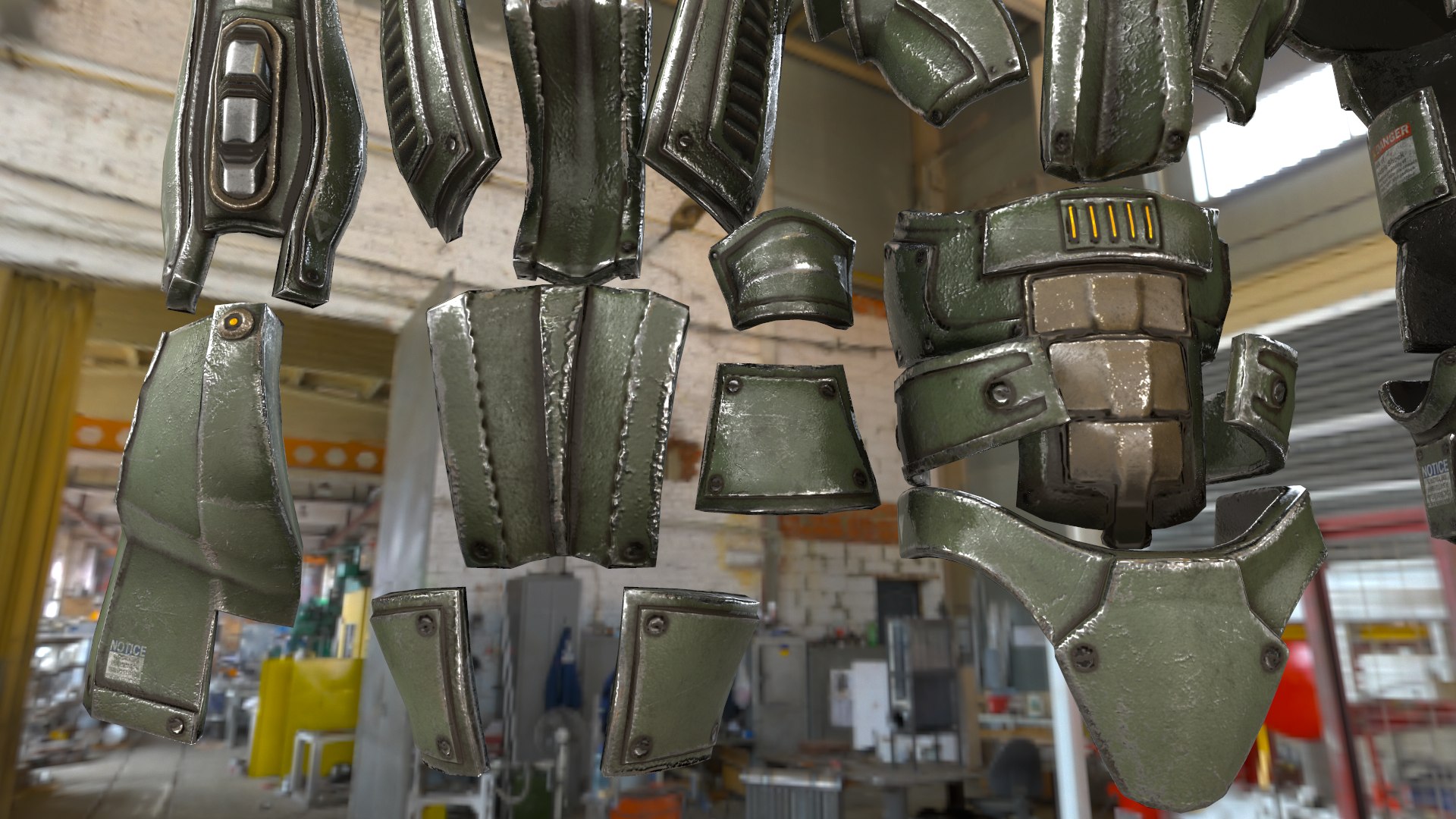 Mech Kitbash Parts - 3D Model - TurboSquid 1641697