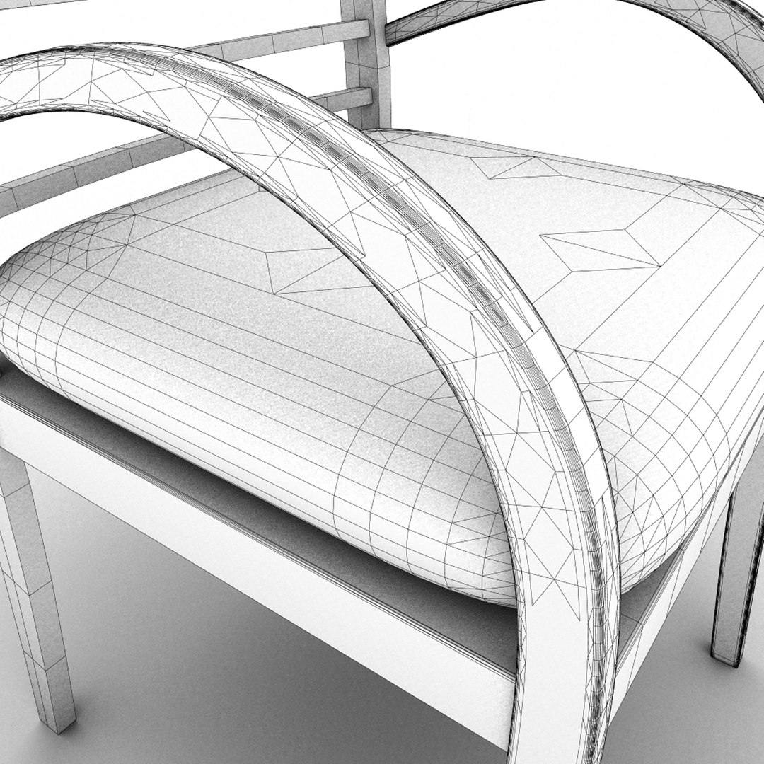 wooden chair 3d ma