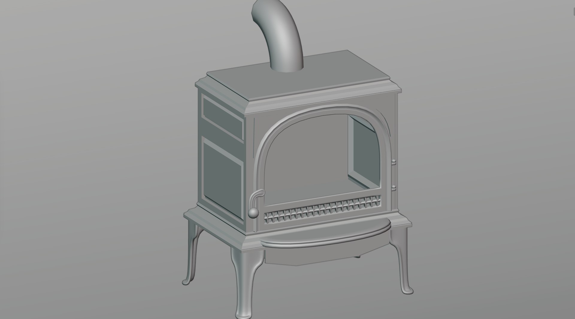 Wood Burning Stove 3D Model - TurboSquid 1808038