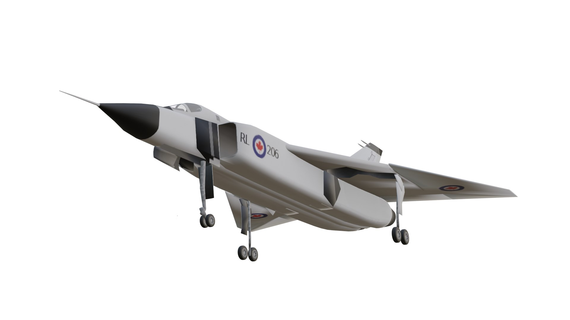 Avro CF-105 Arrow Model - TurboSquid 2341897