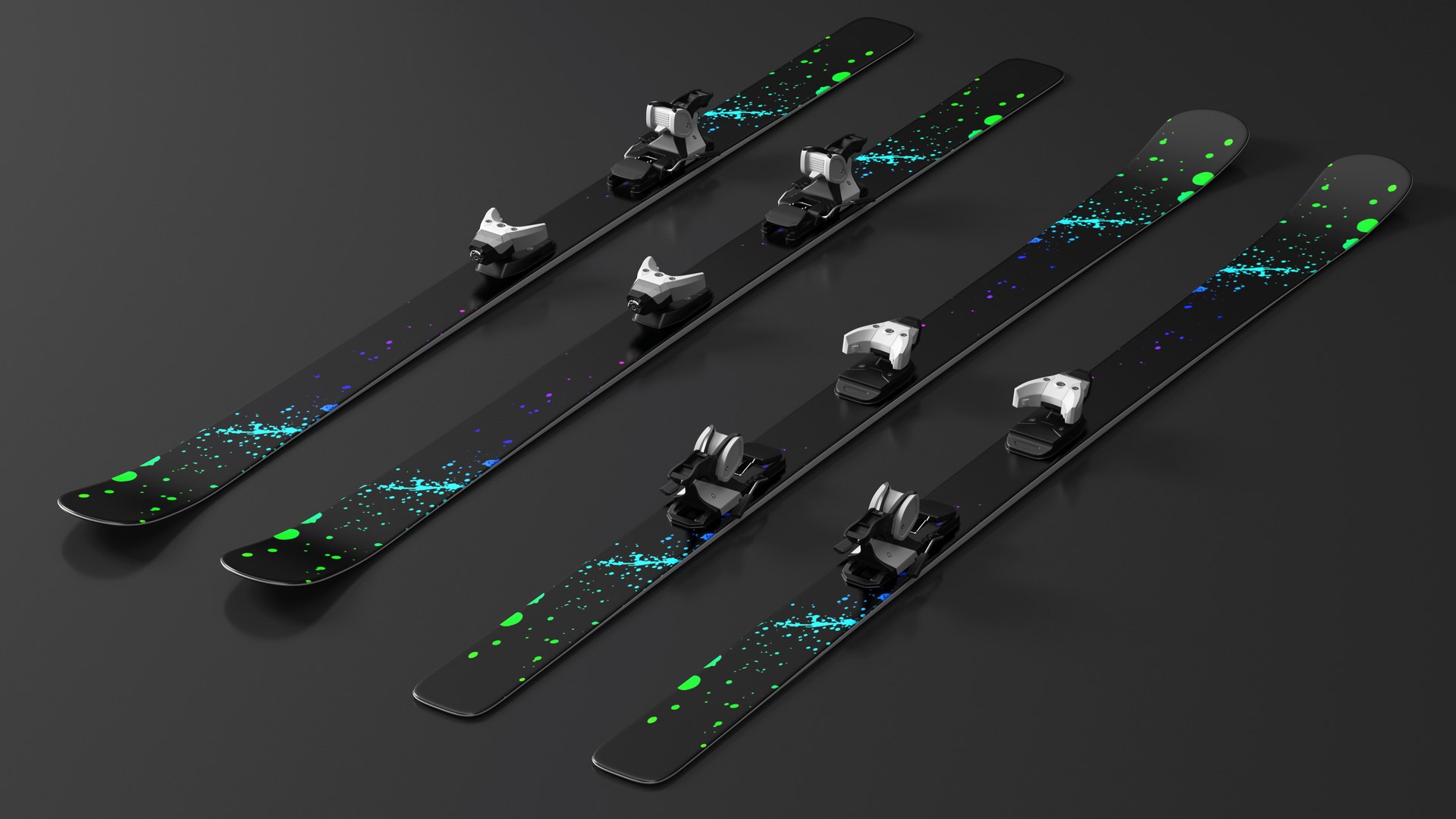 3D Snow Skis 2 - TurboSquid 2061776