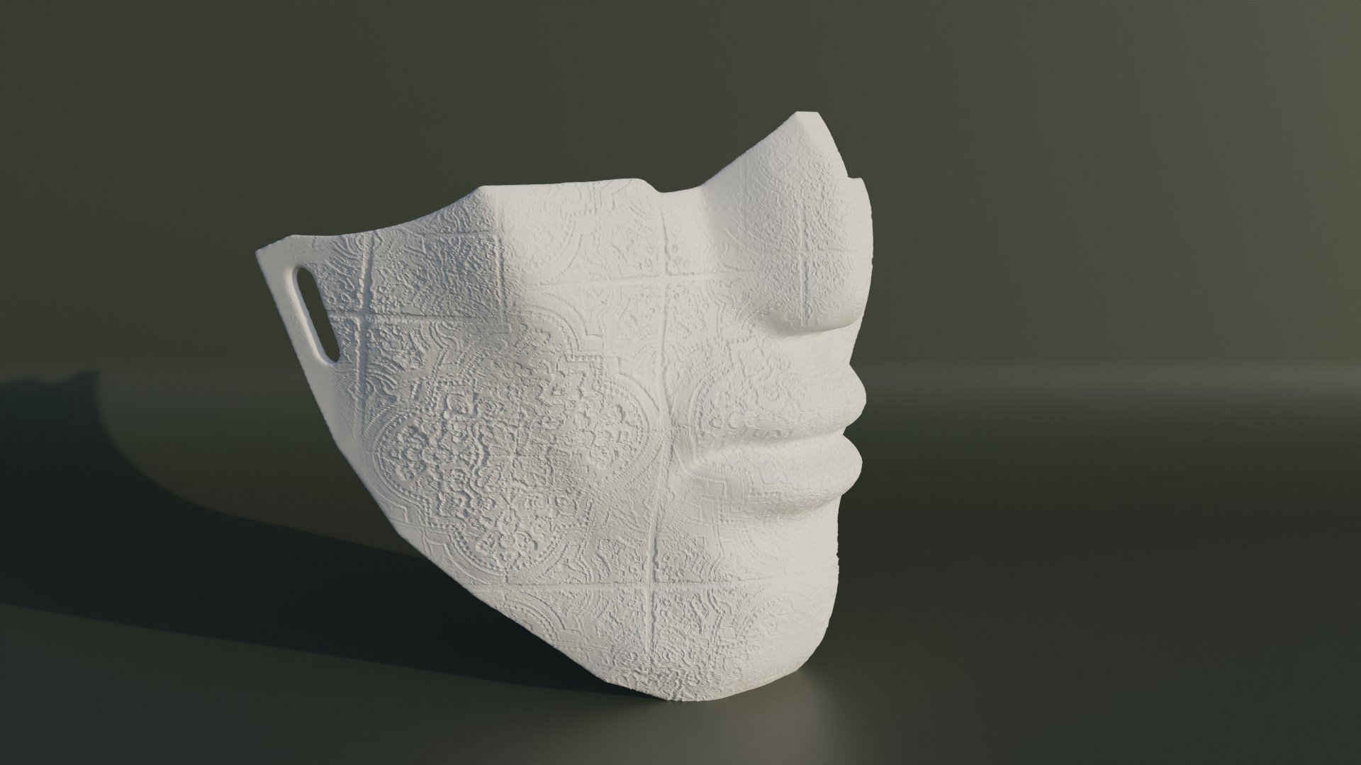 Embroidered Prom Mask - Party Mask Print 3D Model - TurboSquid 2063151