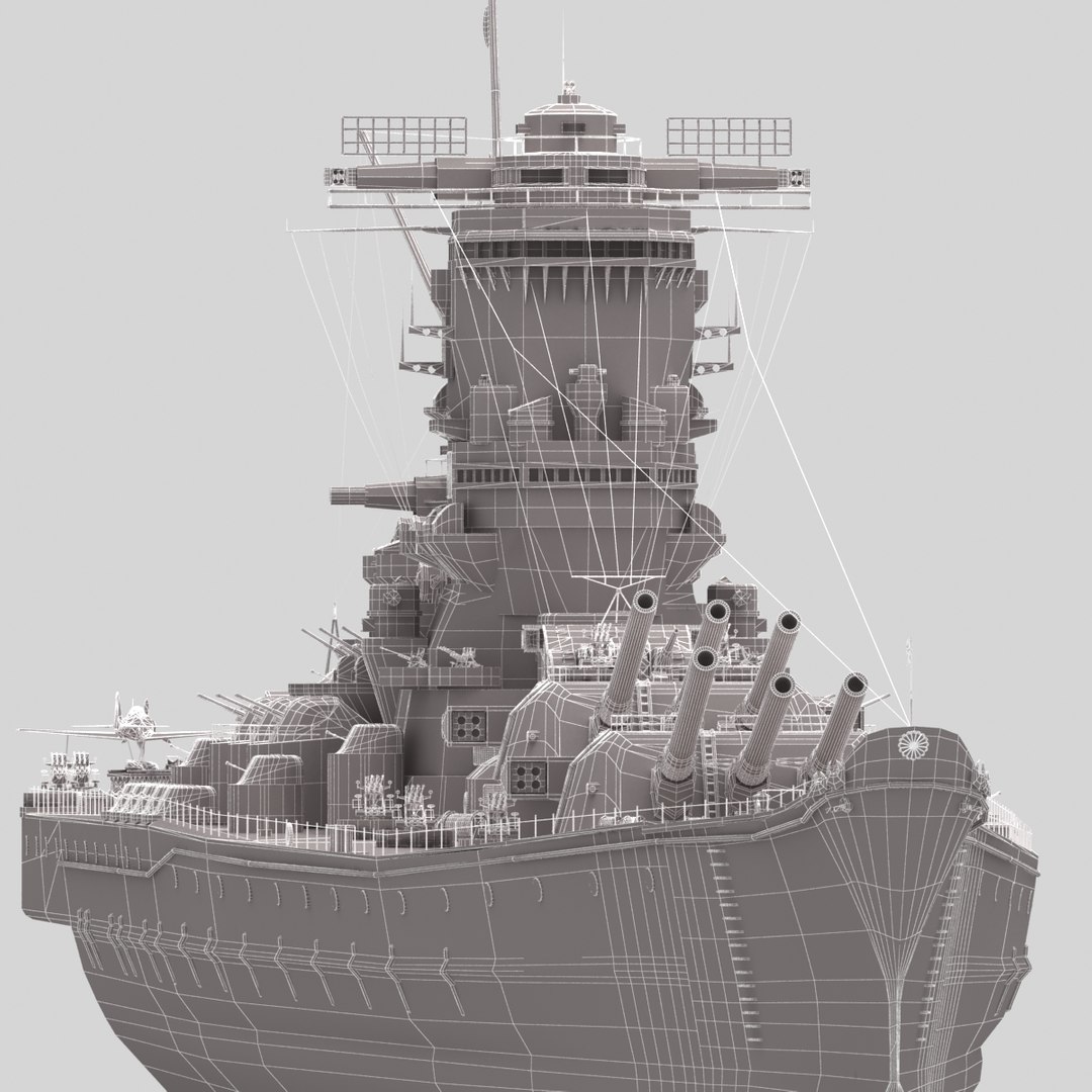 3d Model Ijn Yamato