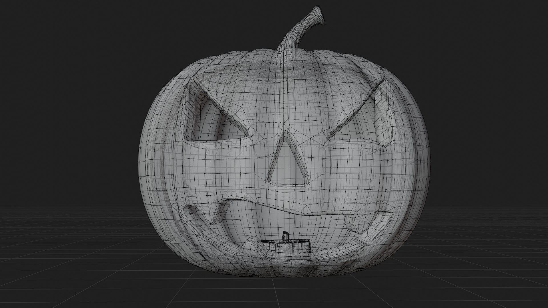 Pumpkin Halloween model - TurboSquid 1957392