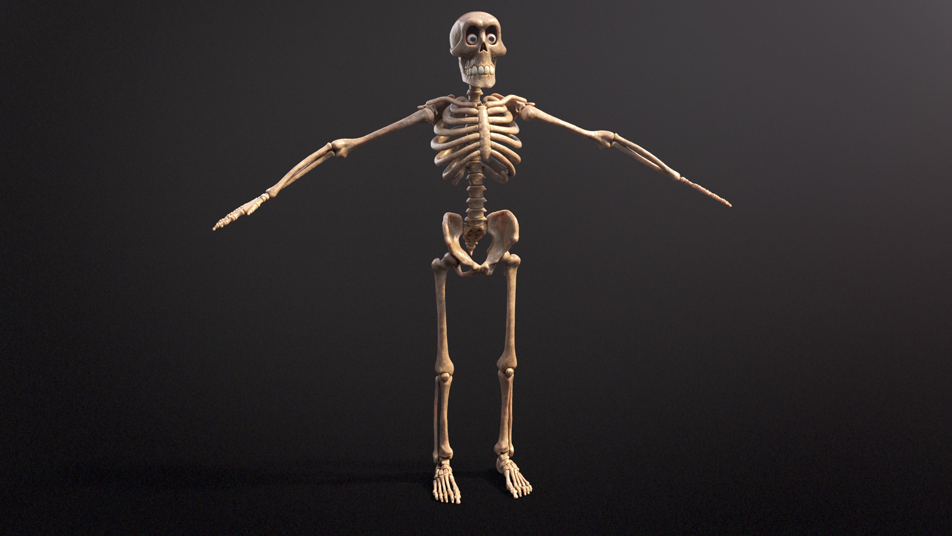 3D Cartoon Skeleton Model - TurboSquid 1713801
