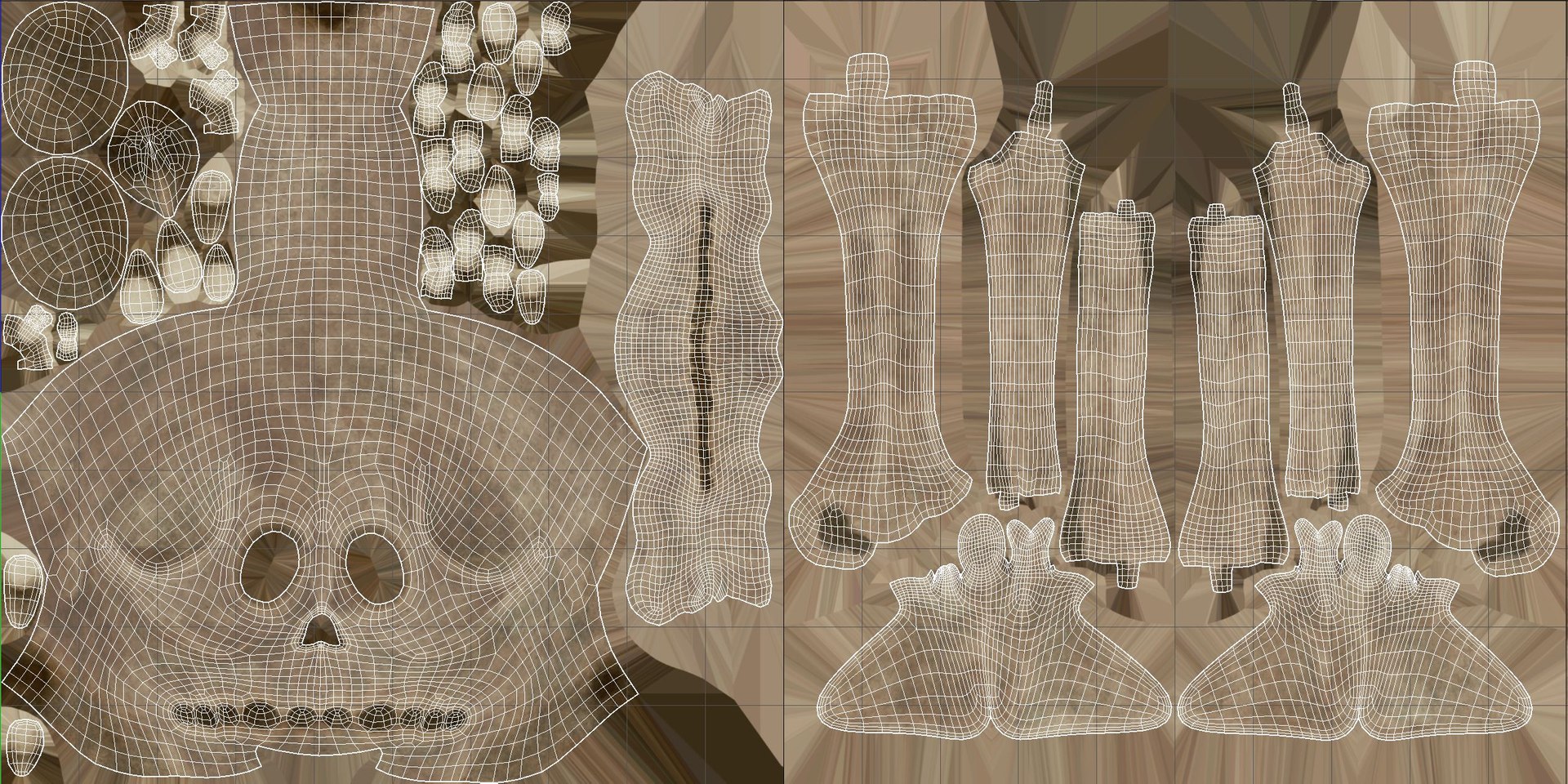 3D cartoon skeleton model - TurboSquid 1713801