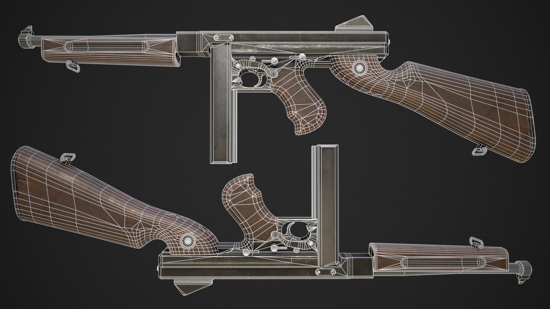 3D M1A1 Thompson - TurboSquid 2147890