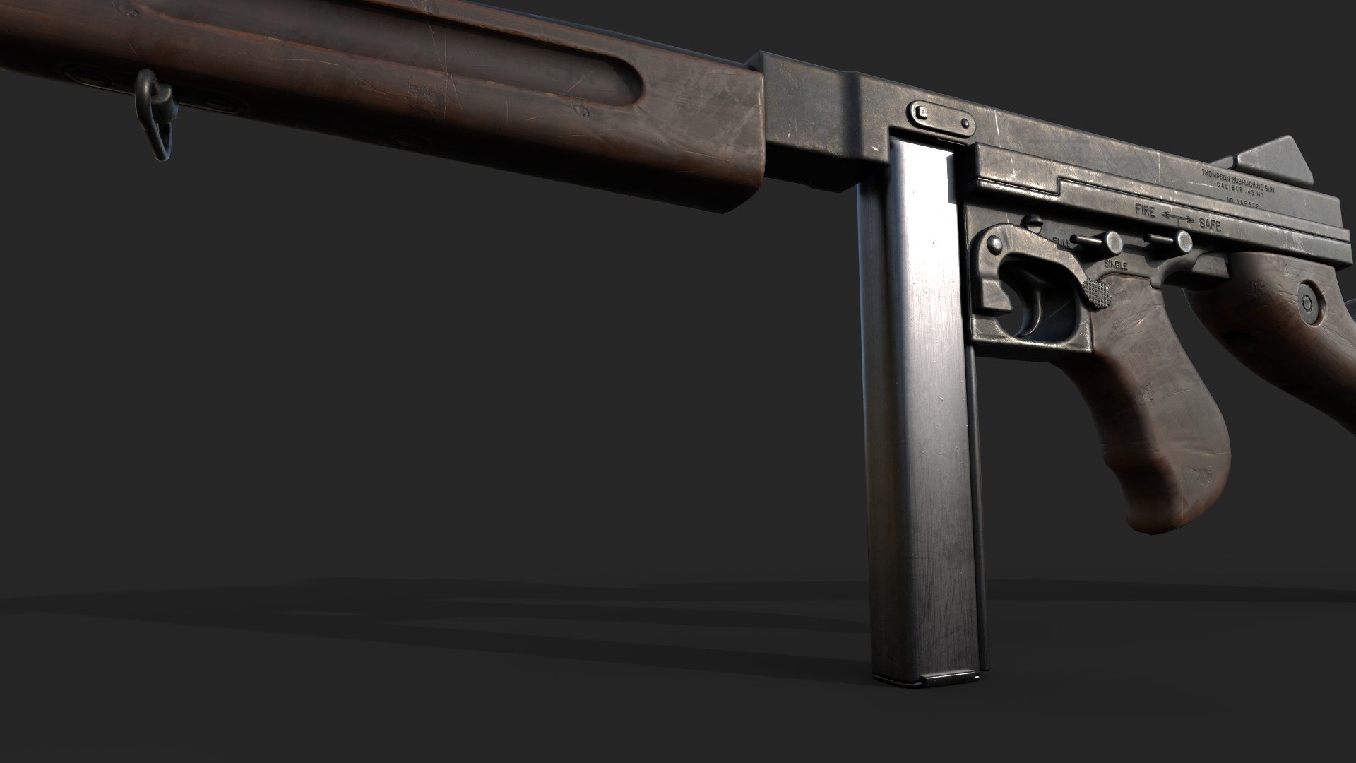 3D M1A1 Thompson - TurboSquid 2147890
