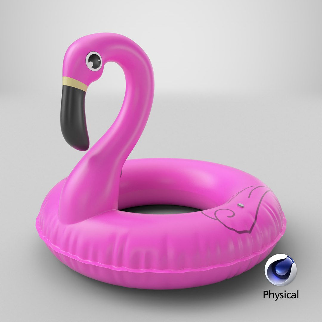Detailed Flamingo Pool Raft Toy Model - TurboSquid 2245996