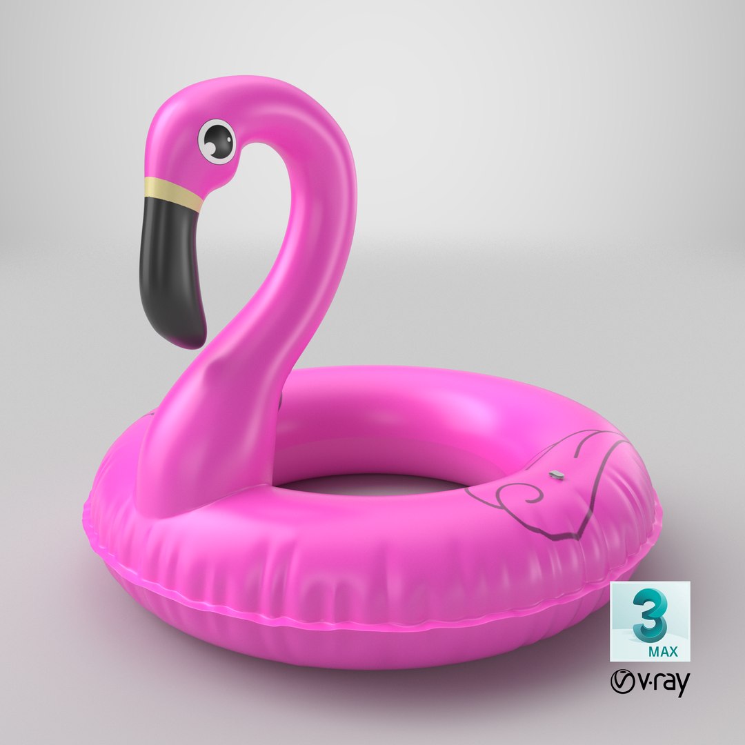 Detailed Flamingo Pool Raft Toy Model - TurboSquid 2245996
