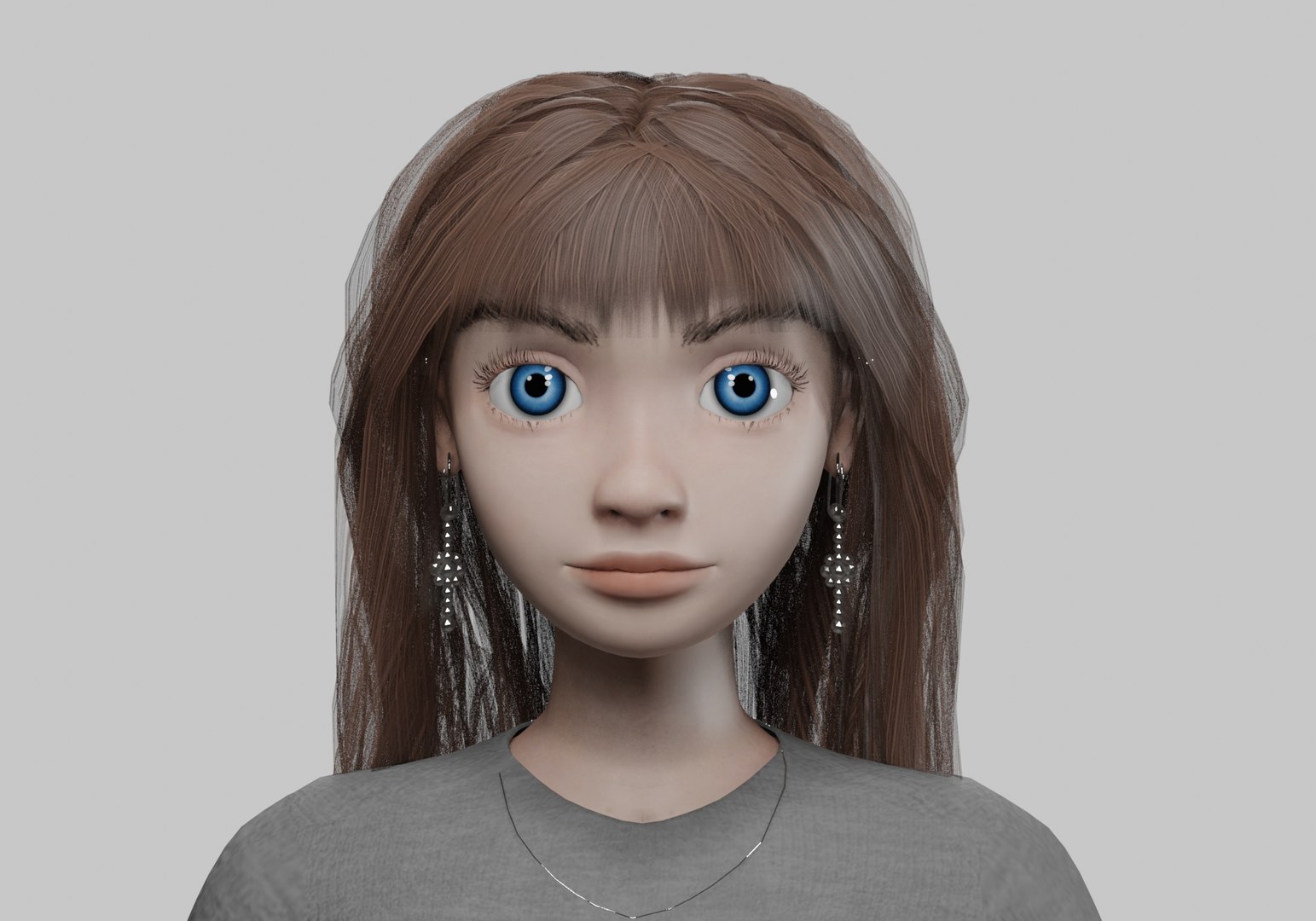 3D Young Basic Girl V33549 - TurboSquid 2264727