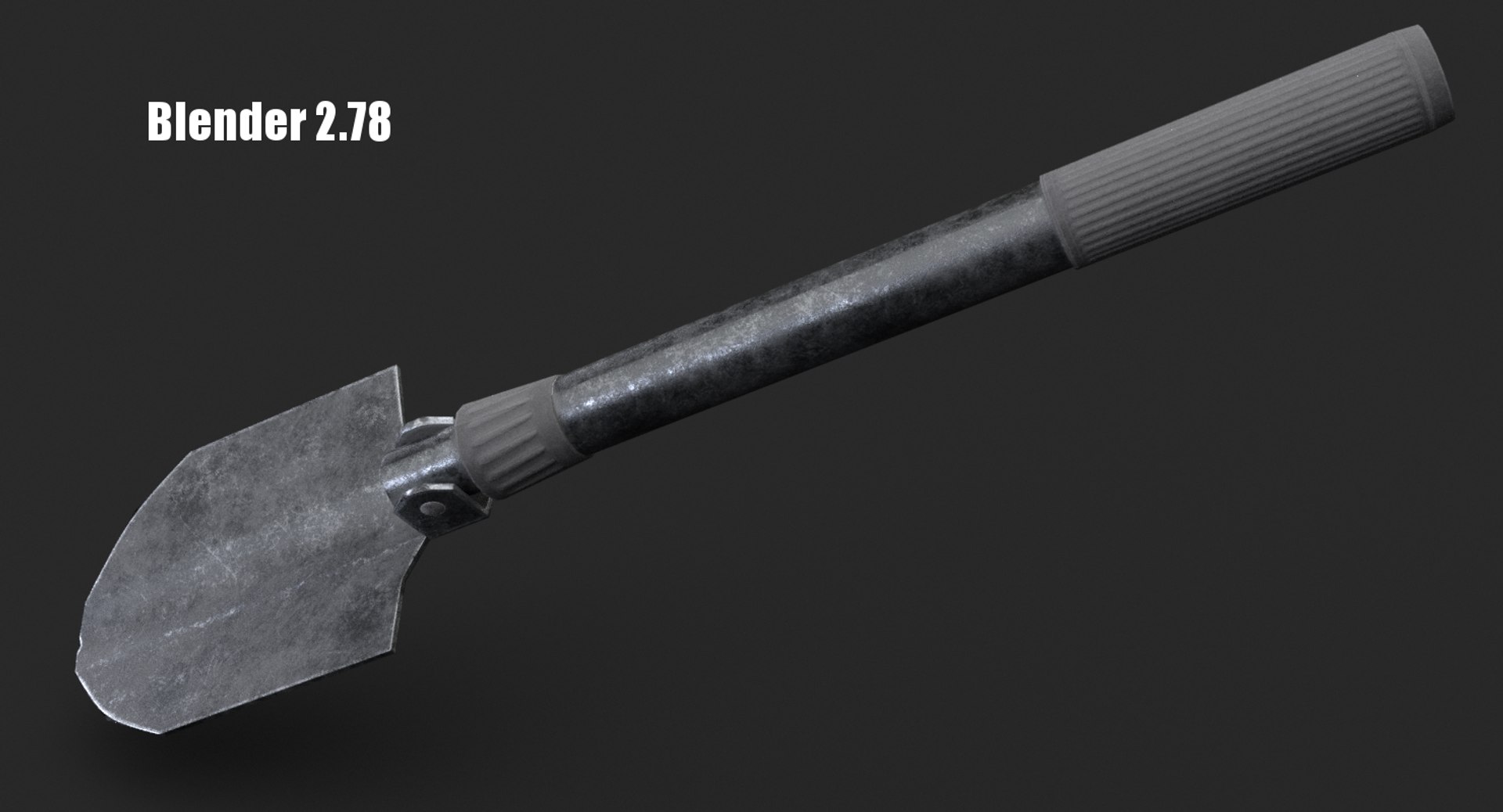 3D Low-poly Sapper Spade Model - TurboSquid 1178630