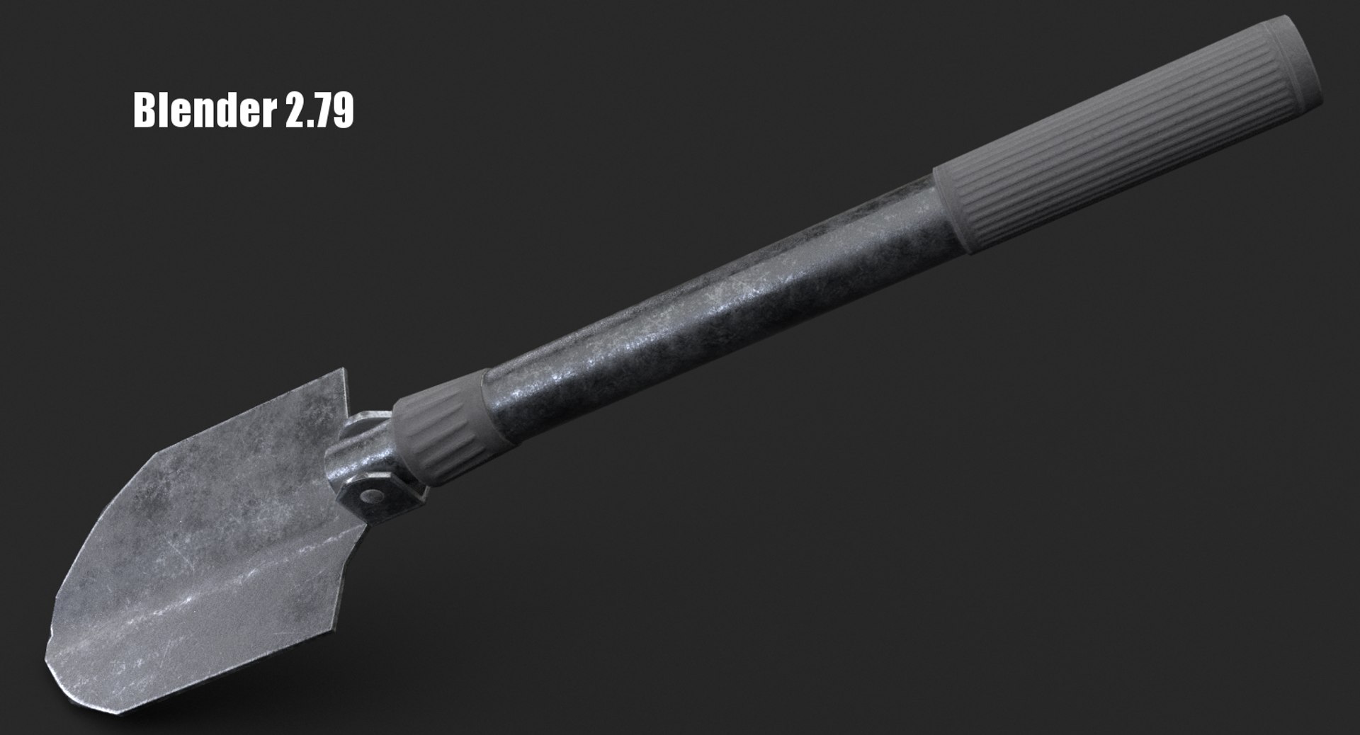 3D Low-poly Sapper Spade Model - TurboSquid 1178630