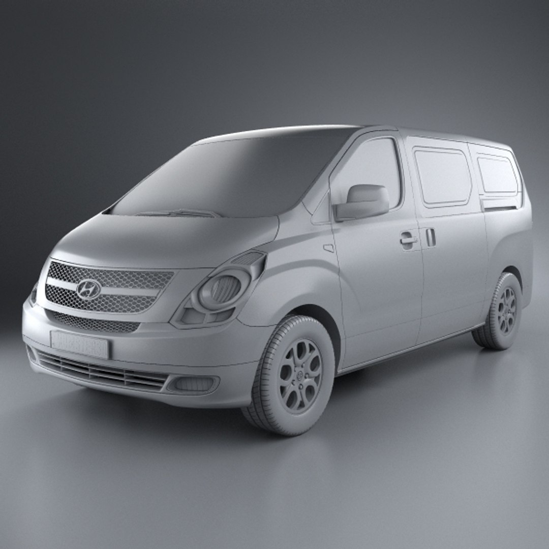 3d hyundai iload h1 model