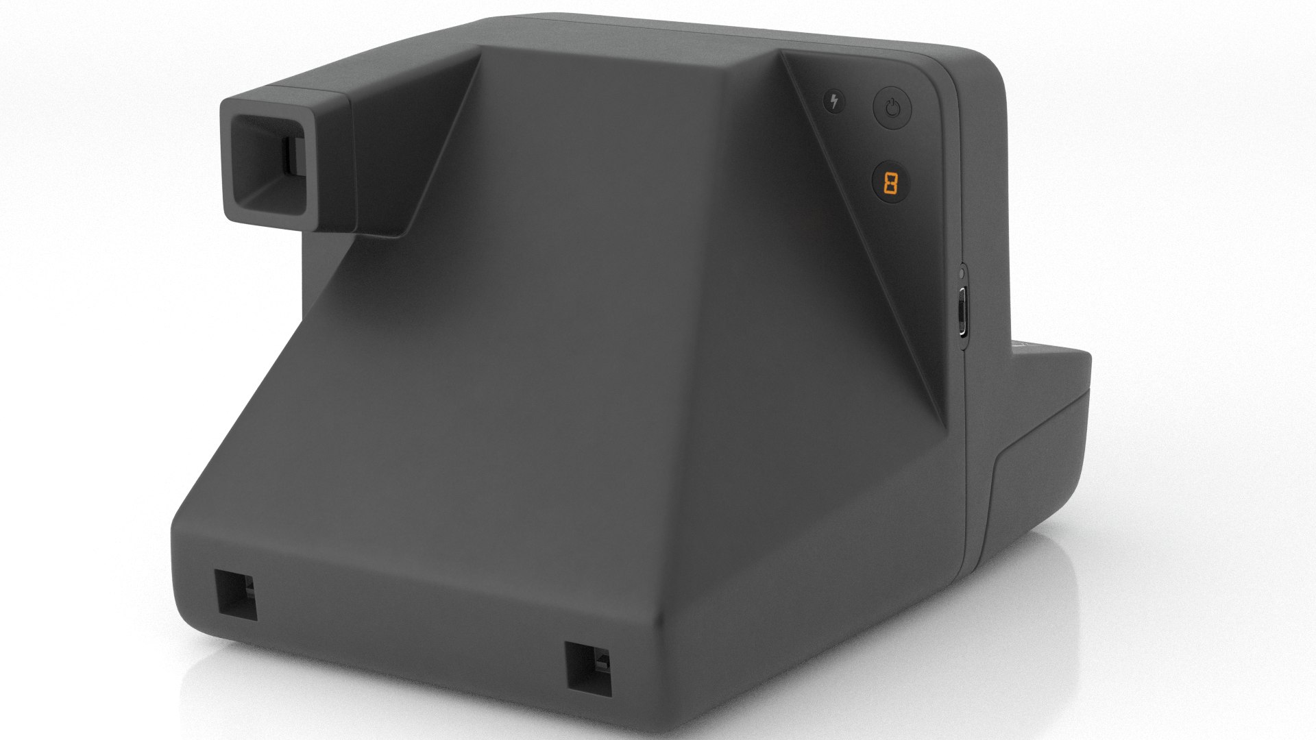 3D Polaroid Now Plus Black - TurboSquid 2145538
