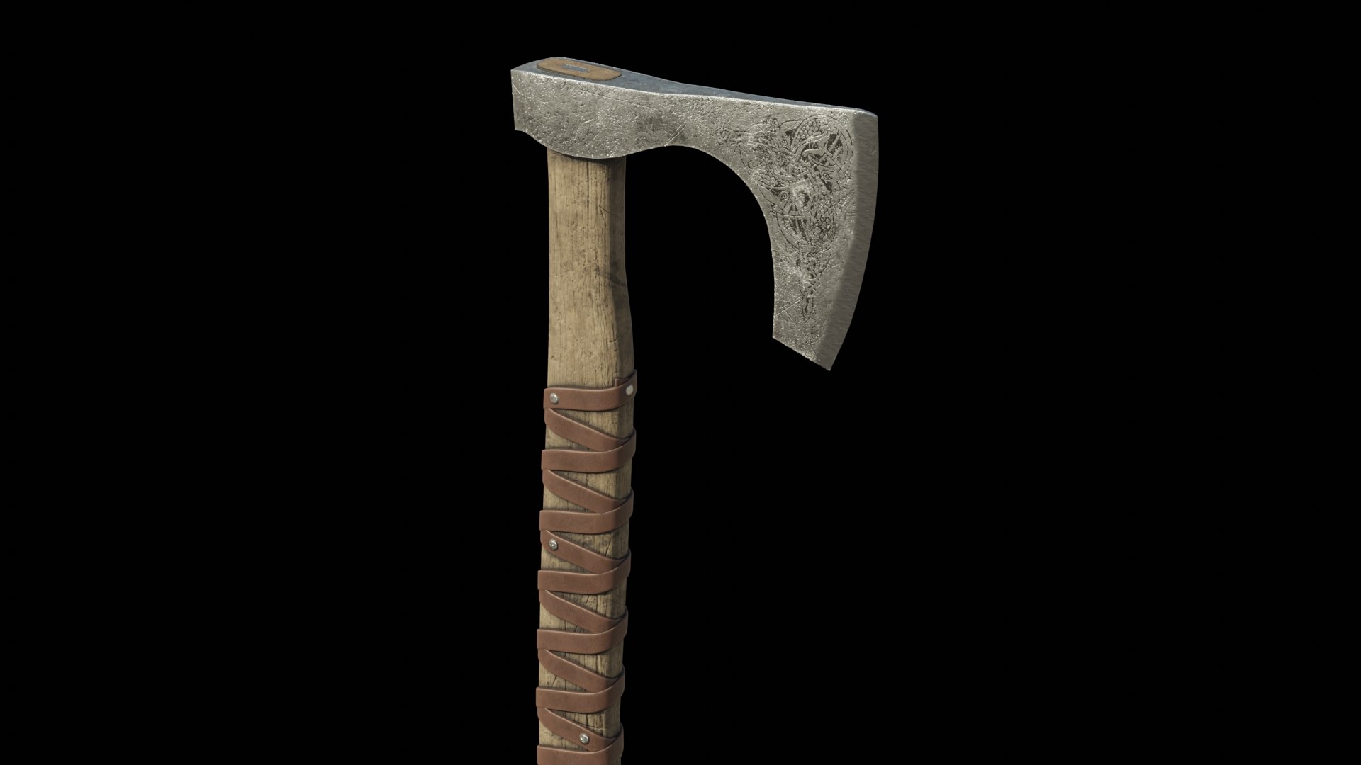3D Celtic Battle Ax - TurboSquid 2123768