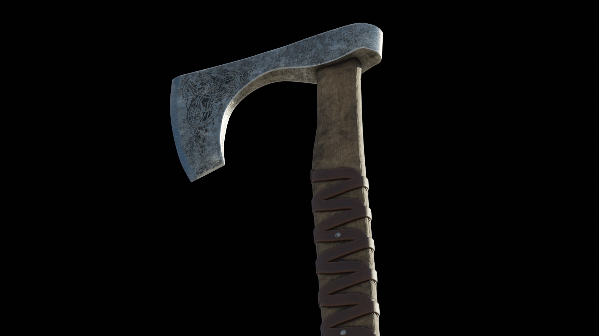 3D Celtic Battle Ax - TurboSquid 2123768