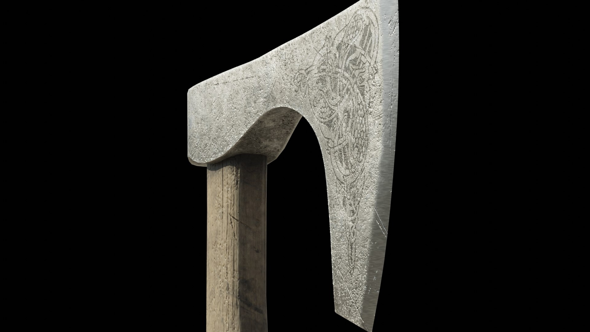 3D Celtic Battle Ax - TurboSquid 2123768