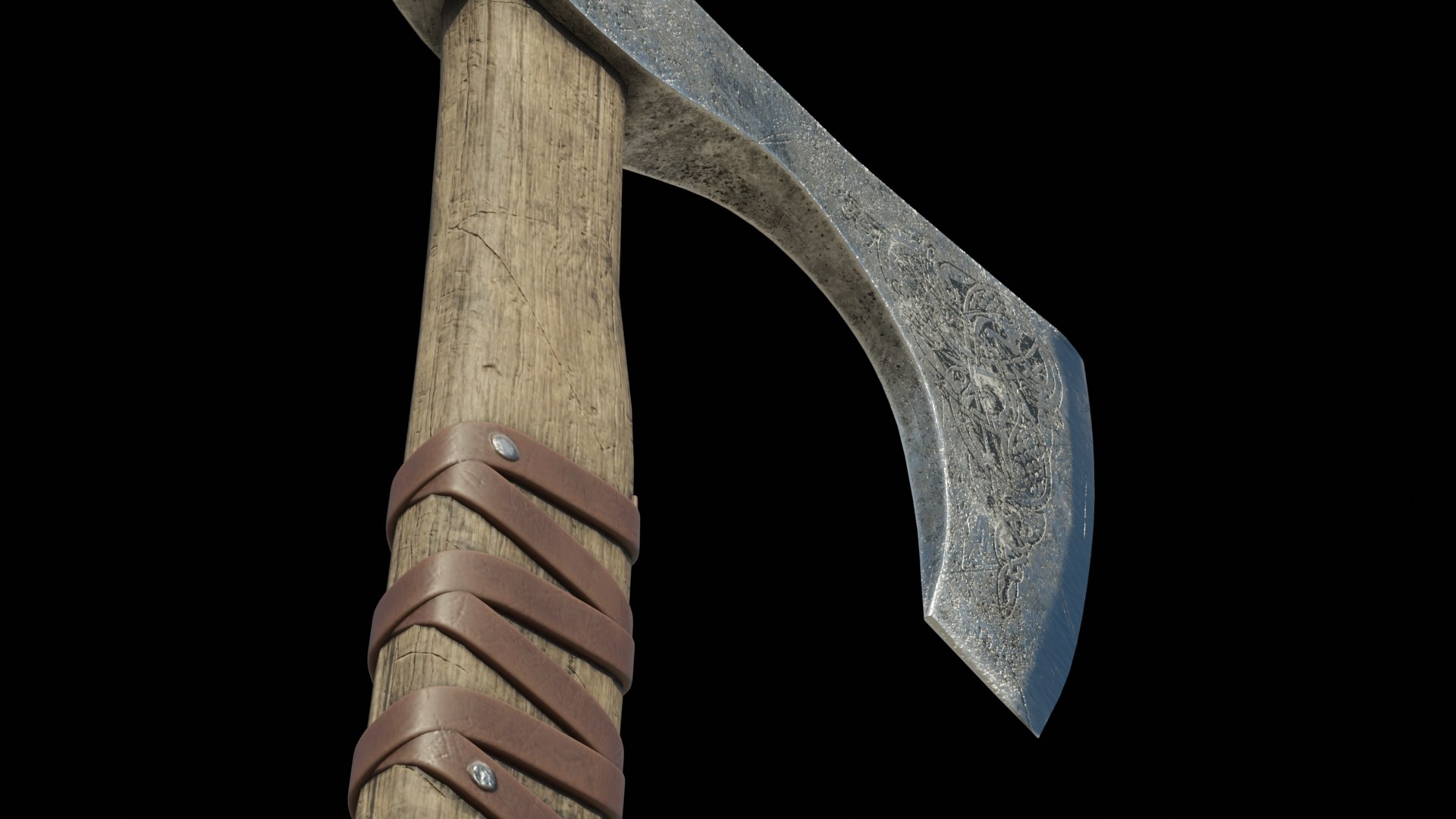 3D Celtic Battle Ax - TurboSquid 2123768