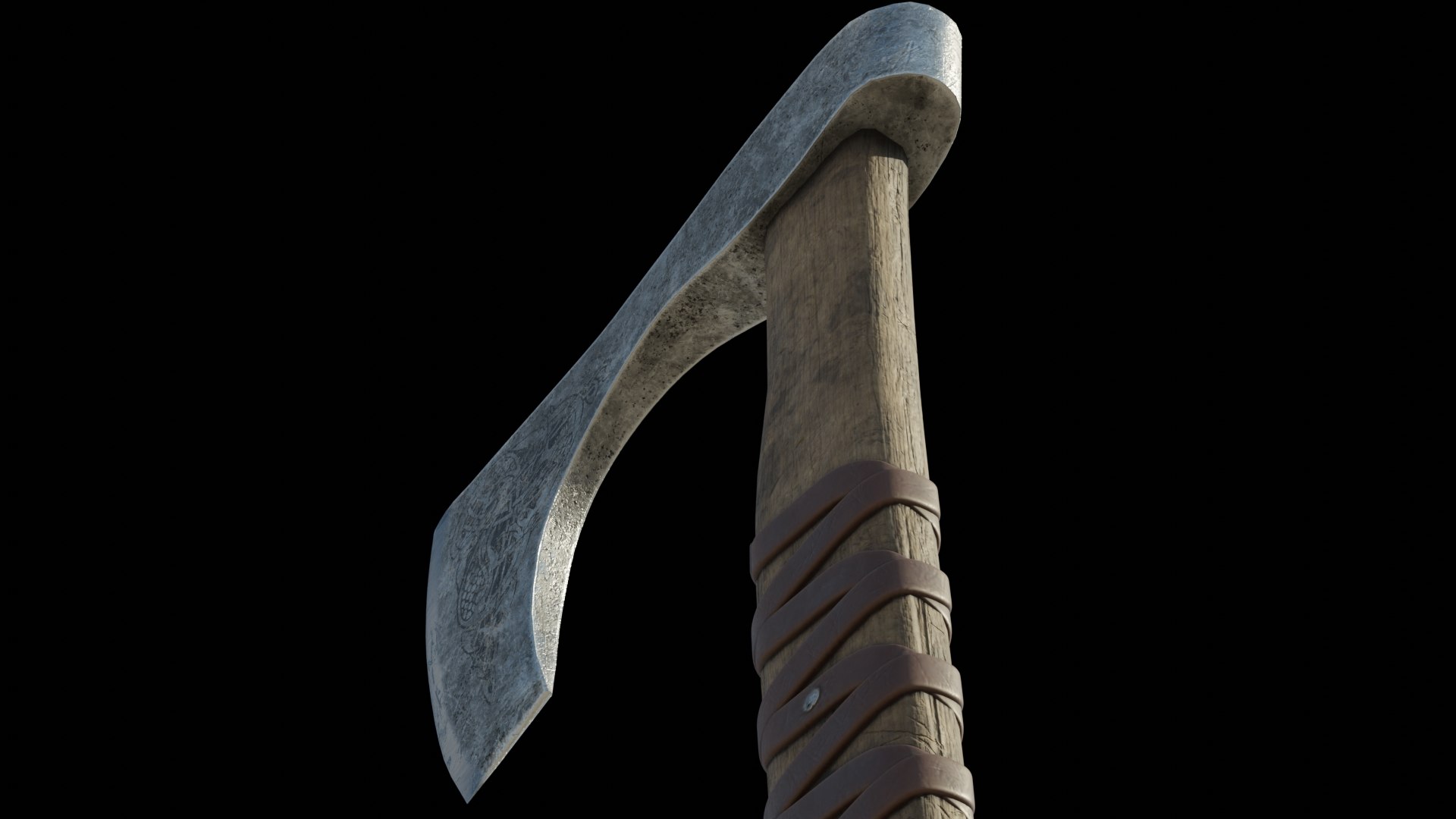 3D Celtic Battle Ax - TurboSquid 2123768