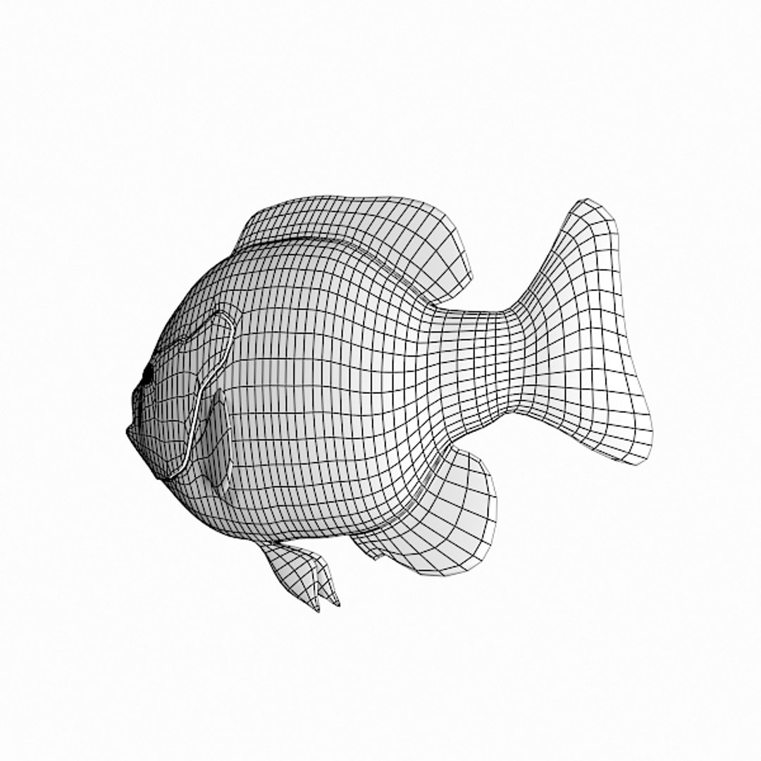 Fish Bluegill 3d Max