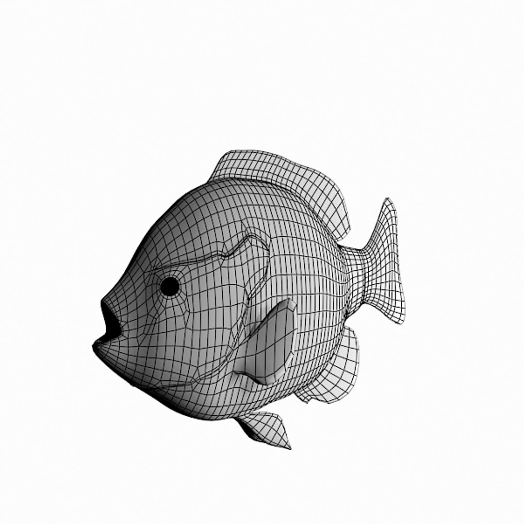 Fish Bluegill 3d Max