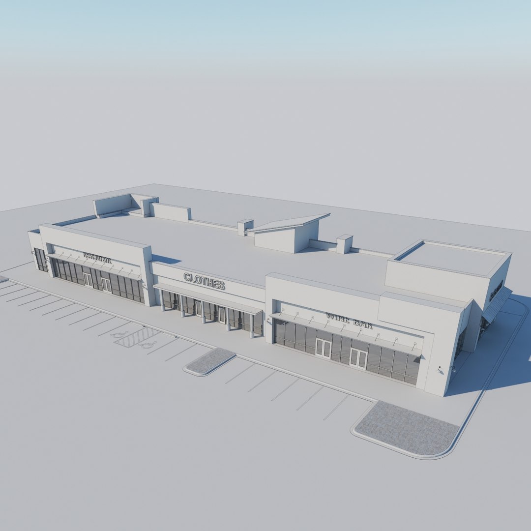 Modern Retail 3D Model - TurboSquid 1431207