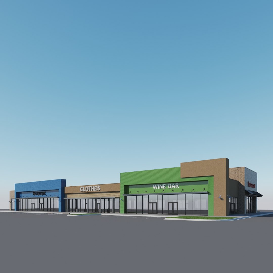 Modern Retail 3D Model - TurboSquid 1431207