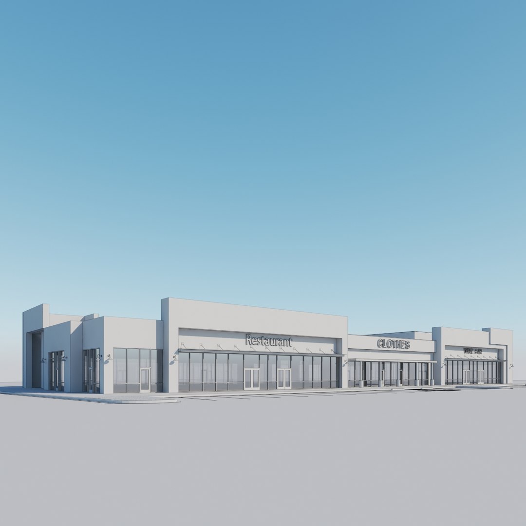 Modern Retail 3D Model - TurboSquid 1431207