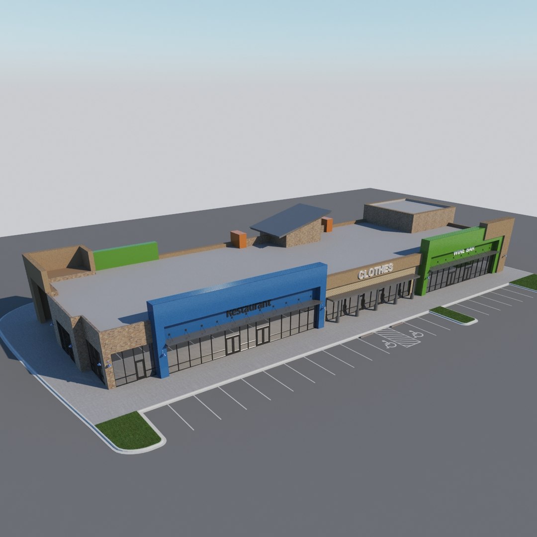 Modern Retail 3D Model - TurboSquid 1431207