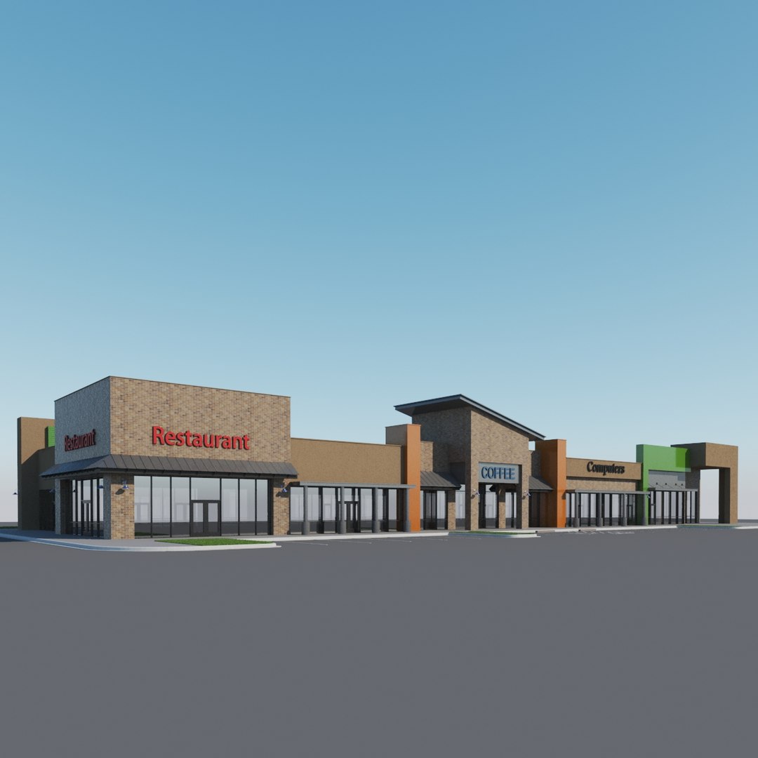 Modern Retail 3D Model - TurboSquid 1431207