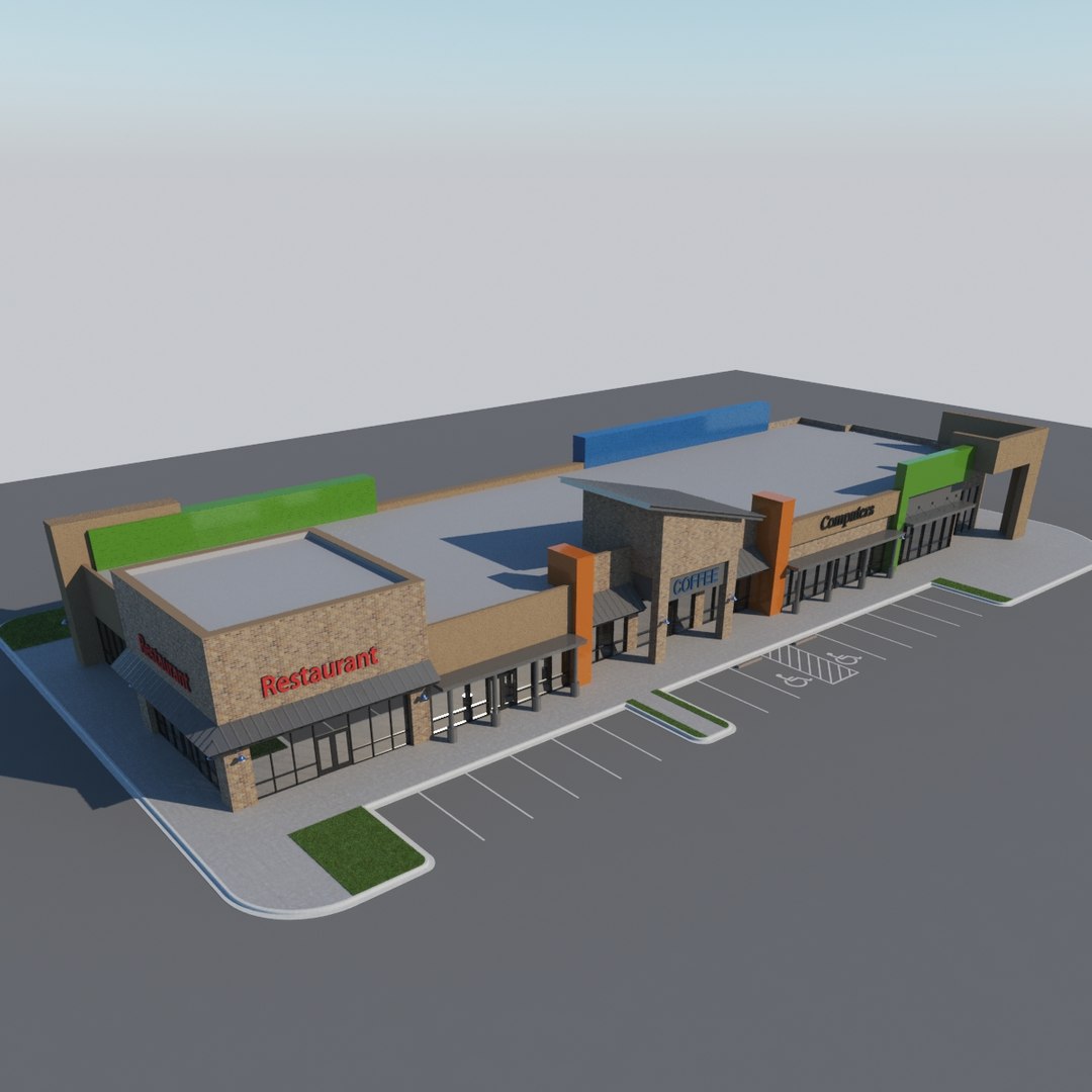 Modern Retail 3D Model - TurboSquid 1431207