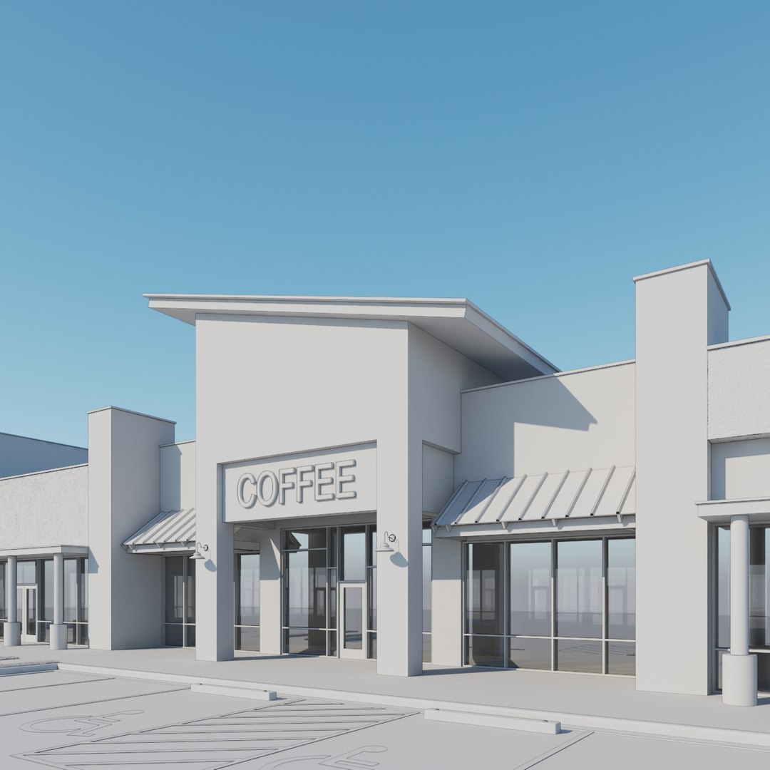 Modern Retail 3D Model - TurboSquid 1431207