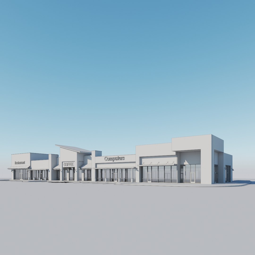 Modern Retail 3D Model - TurboSquid 1431207