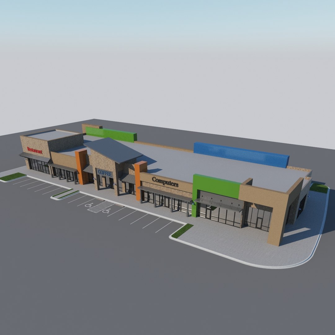 Modern Retail 3D Model - TurboSquid 1431207