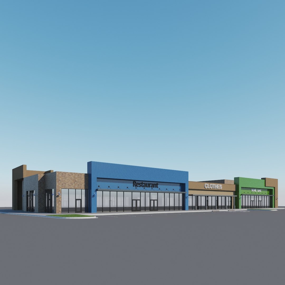 Modern Retail 3D Model - TurboSquid 1431207